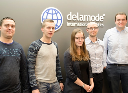 Azubi-Tausch 2015 Team Delamode